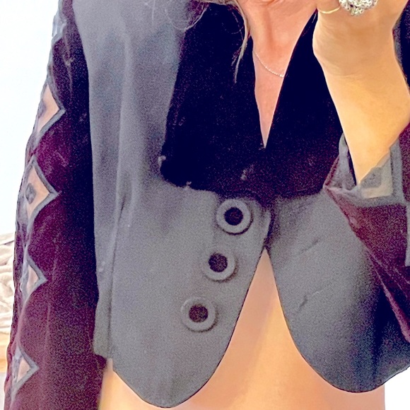 Opera | Jackets & Coats | Rare Vintage Opera Black Velvet Bolero | Poshmark